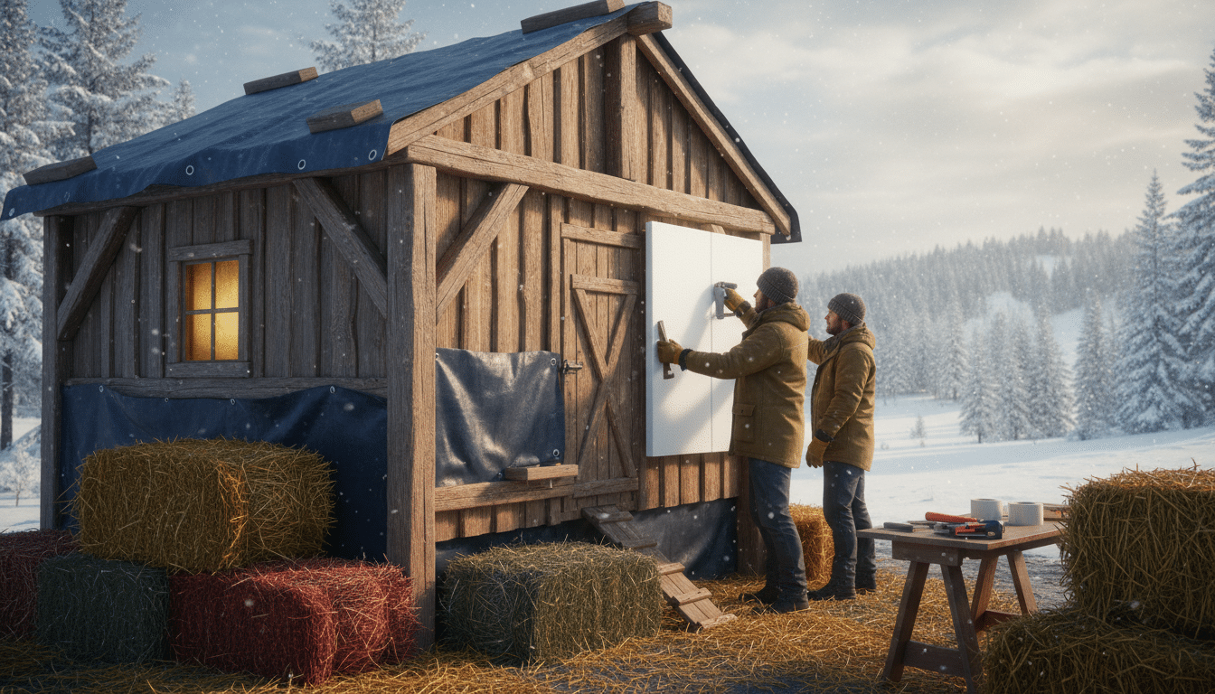 Elegantes Hhnerstall Winterfest Bauen Bild